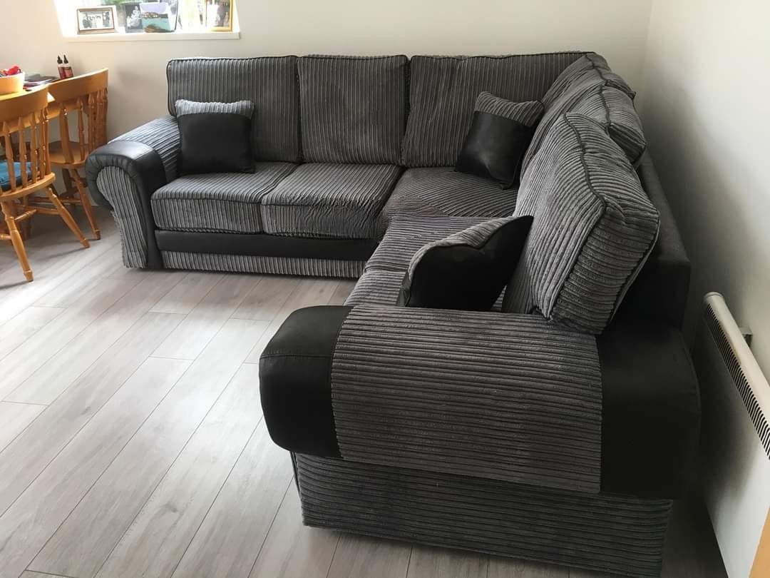2c2 Tango Jumbo Cord 5 Seater Corner – Sofa Emporium UK